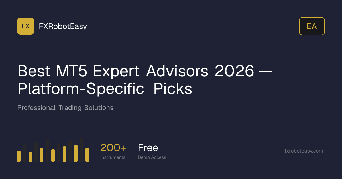 Best MT5 Expert Advisors 2026 — Platform-Specific Picks