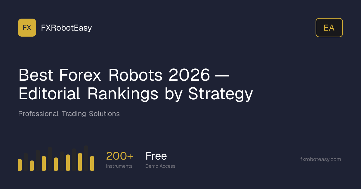 Best Forex Robots 2026 — Editorial Rankings by Strategy