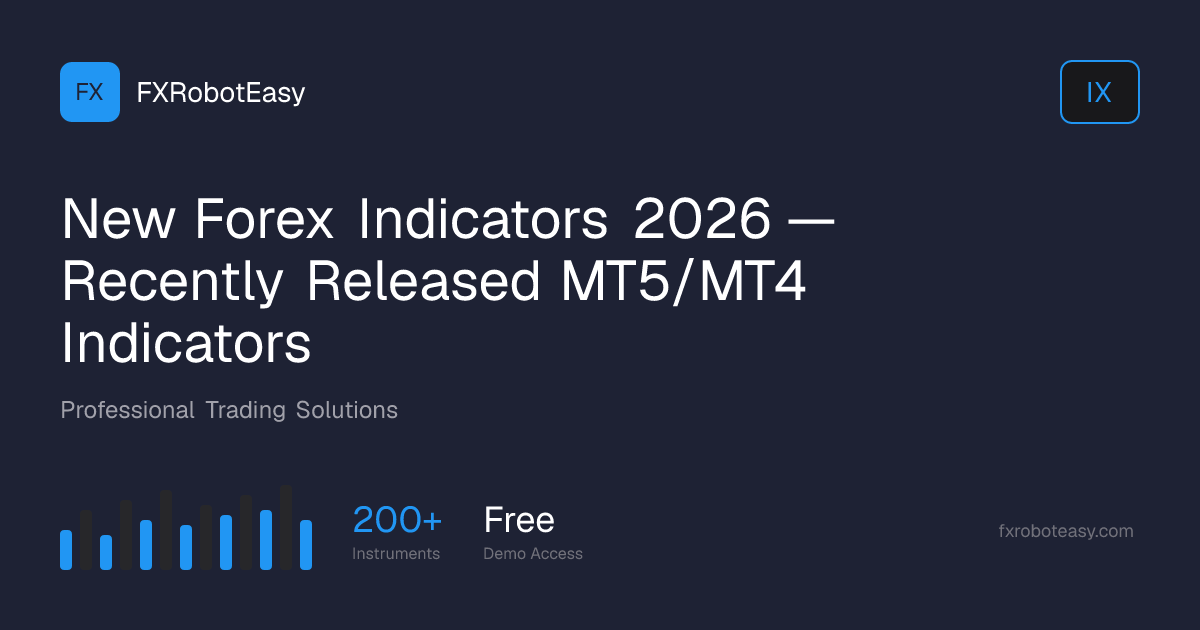 New Forex Indicators 2026 — Recently Released MT5/MT4 Indicators